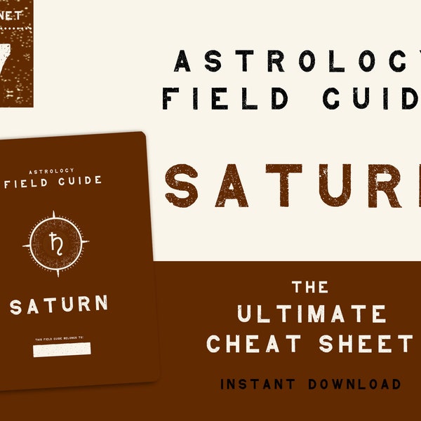 Planets Cheat Sheet Printable - Etsy