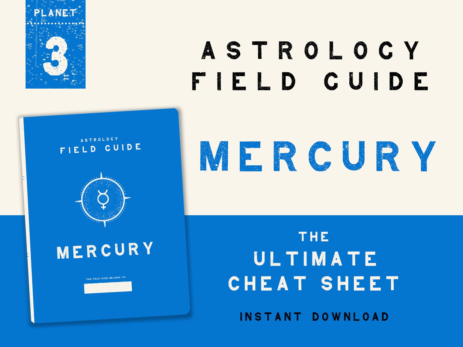 MERCURY Astrology Field Guide | Printable Instant Digital Download ...