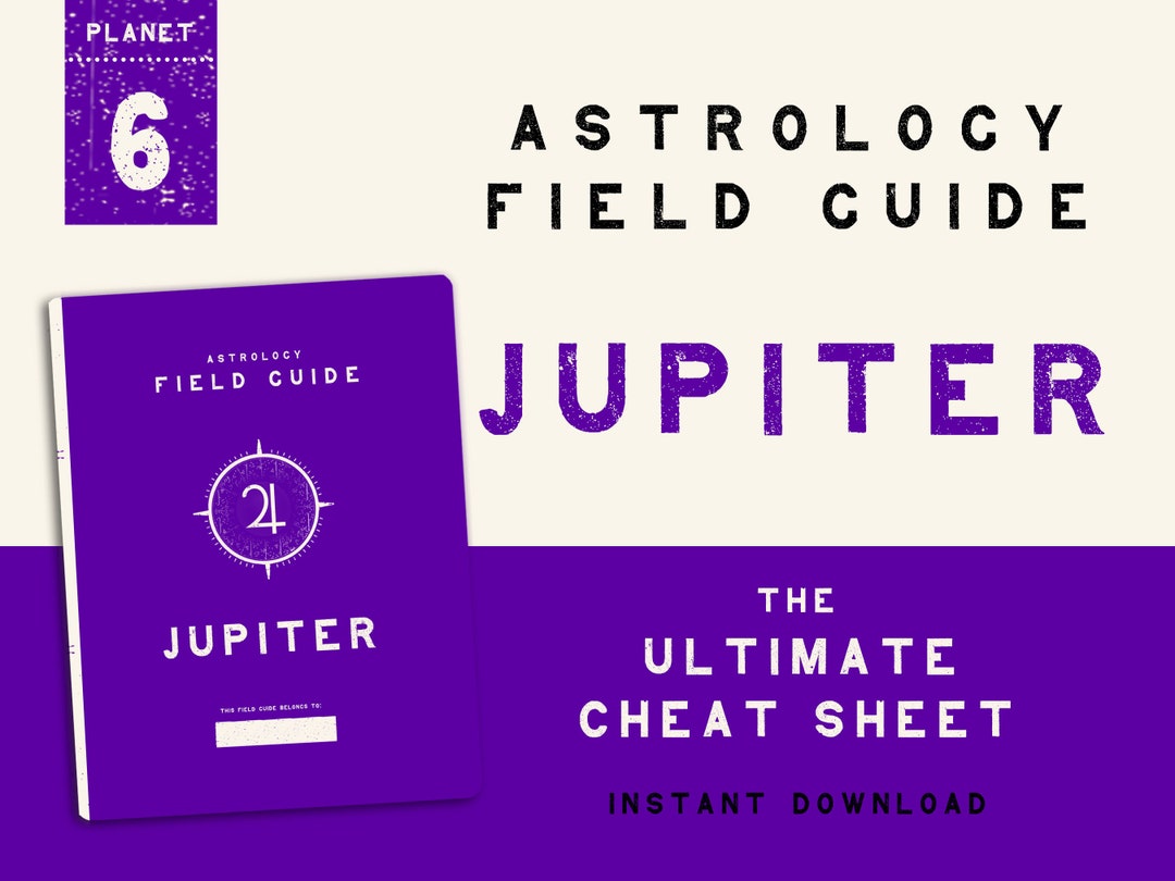 JUPITER Astrology Field Guide Printable Instant Digital Download ...