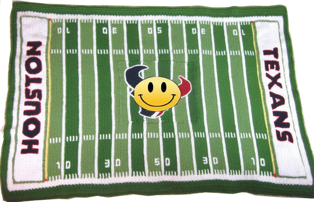 Houston Texans - Pattern Chart and Directions for Crochet Football ...