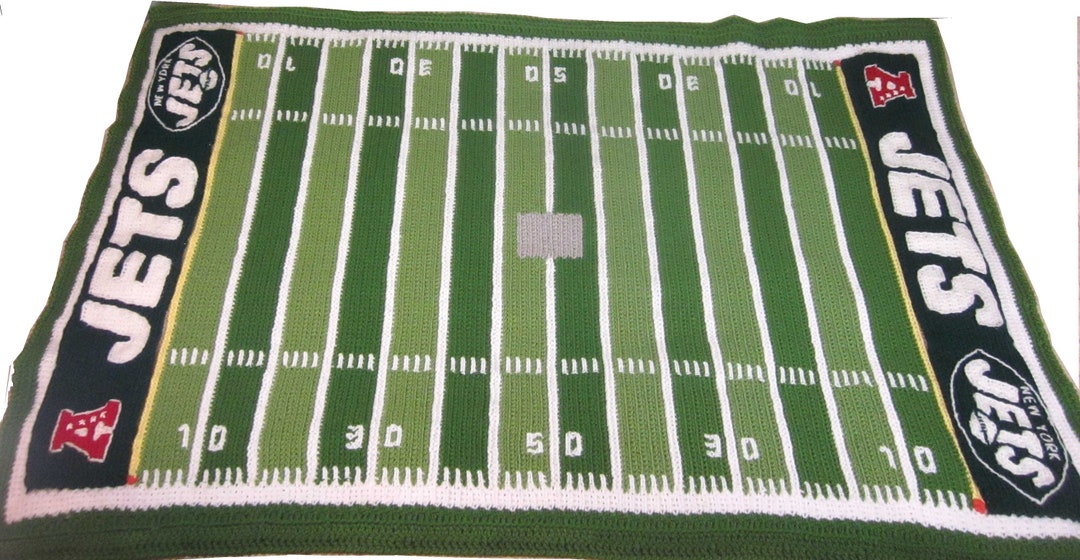 Pattern Chart for Crochet Football Field Afghan Blanket New - Etsy