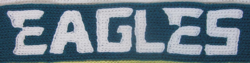 Pattern Chart for Crochet Football Field Afghan Blanket - Philadelphia ...