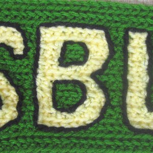 Pattern Chart for Crochet Football Field Afghan Blanket Pittsburgh ...