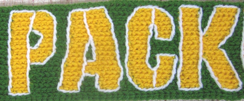 Pattern Chart for Crochet Football Field Afghan Blanket - Etsy Canada
