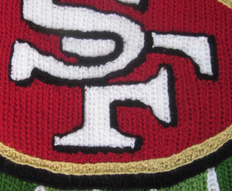 Pattern Chart and Directions for Crochet Football Field Afghan Blanket ...