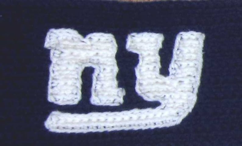 Pattern Chart for Crochet Football Field Afghan Blanket - New York ...