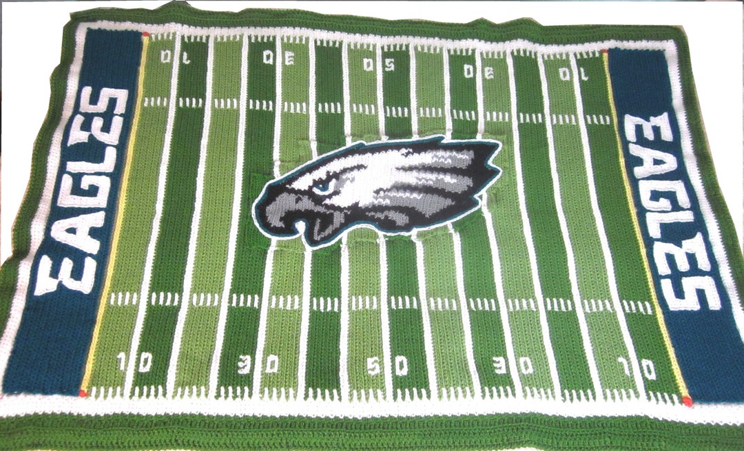 Pattern Chart for Crochet Football Field Afghan Blanket - Philadelphia ...