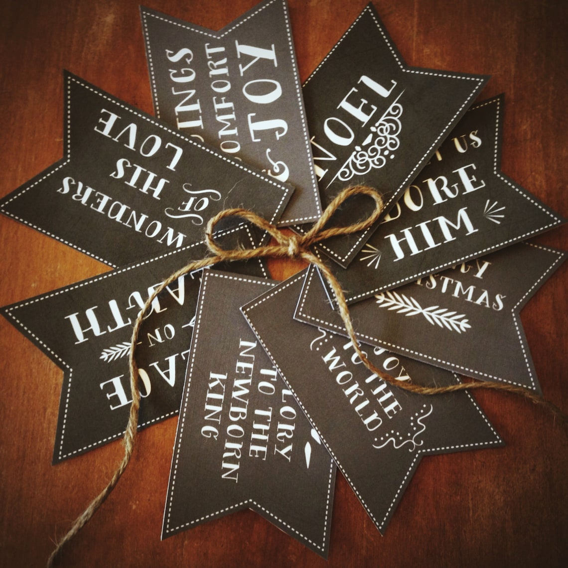 Christmas Gift Tags - Christian/religious - Set of 8 Large 3x5 Tags ...