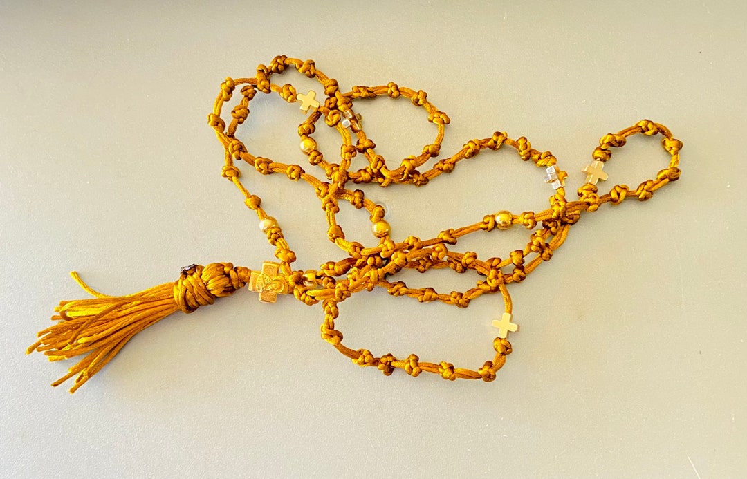 100 Knot Traditionally Tied Greek Orthodox Prayer Rope, Komboskini ...