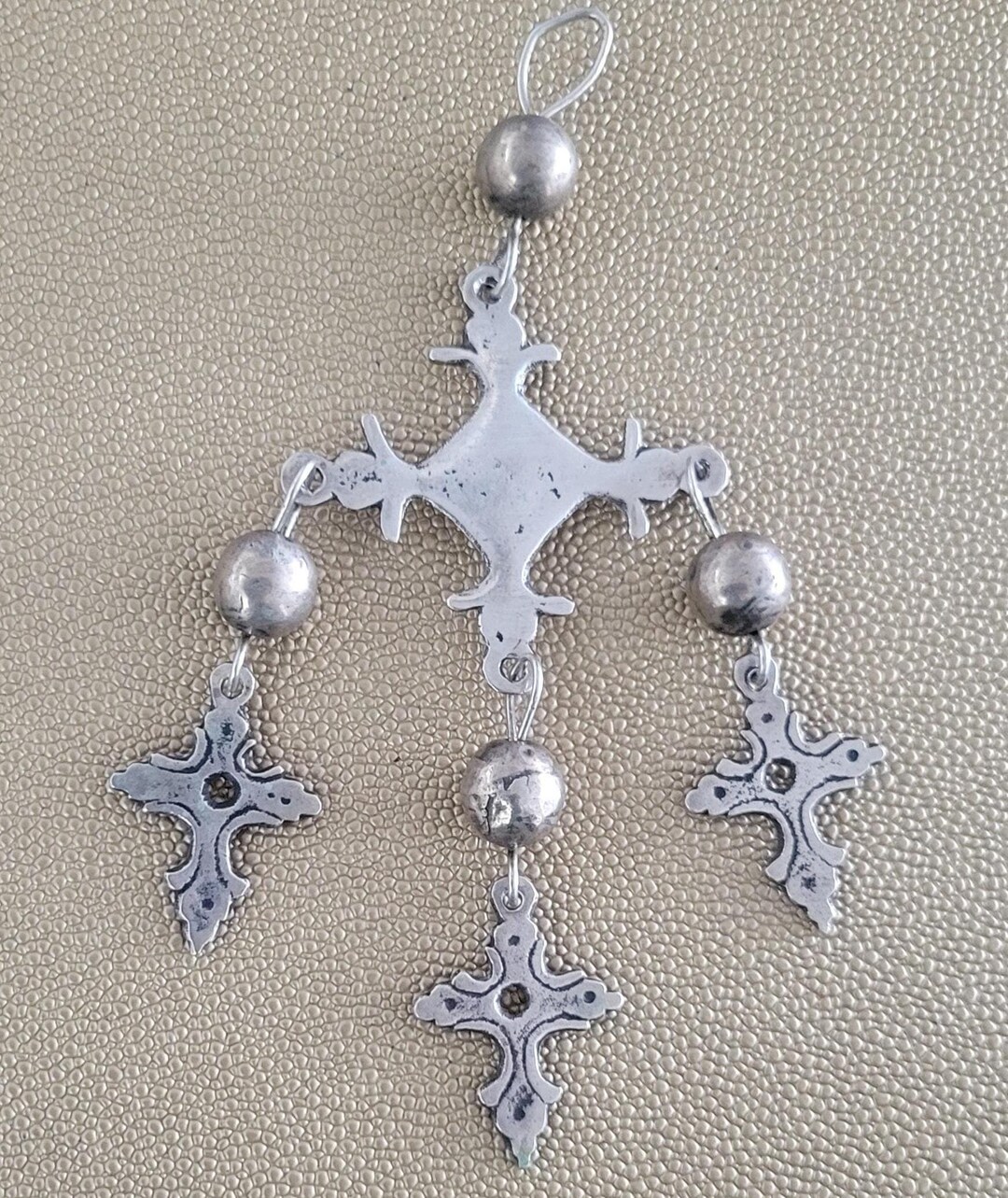 Large Vintage Silver Yalalag Cross From Oaxaca, Mexico - Etsy