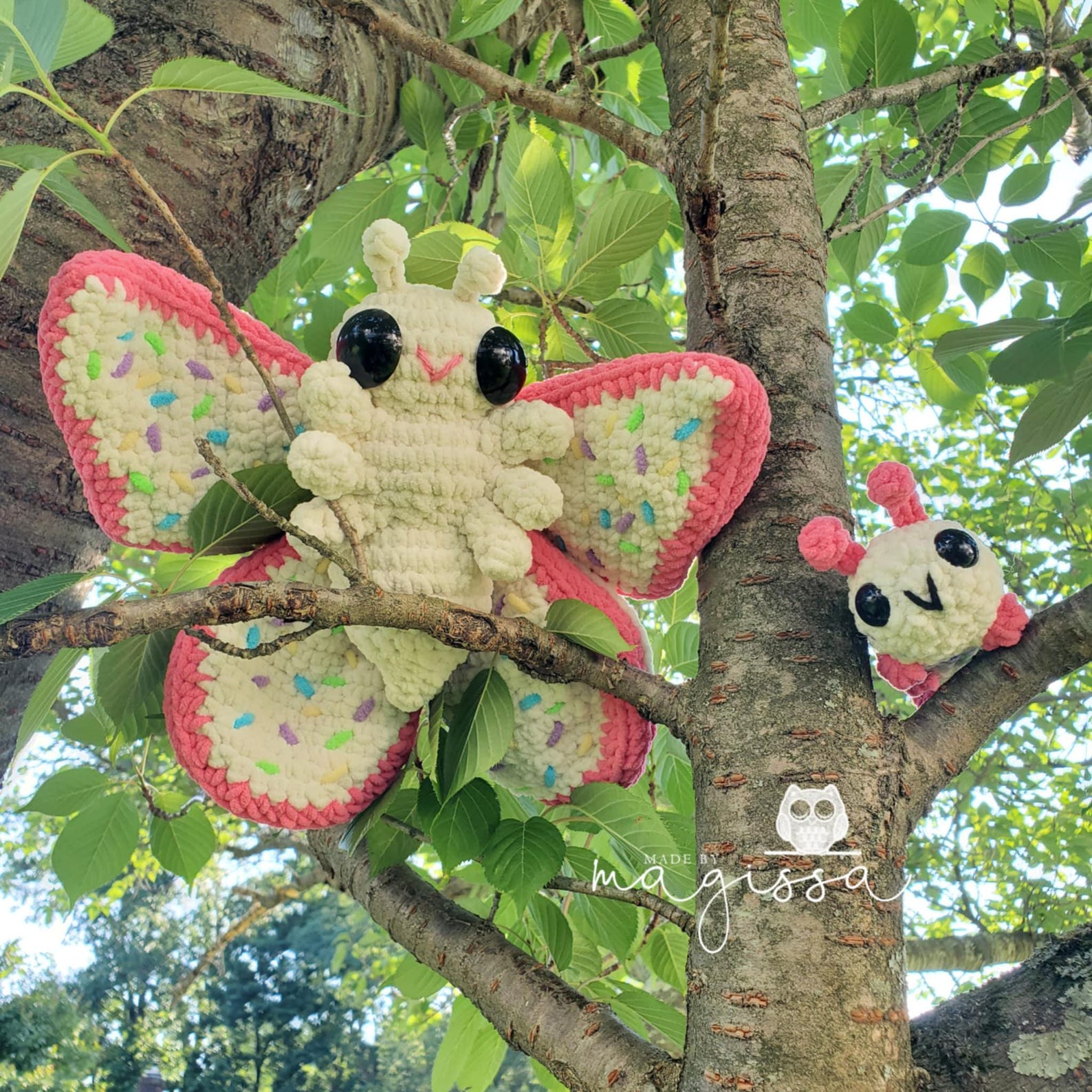 Millie the Monarch Caterpillar & Chrysalis Pattern - Crochet Pattern ...
