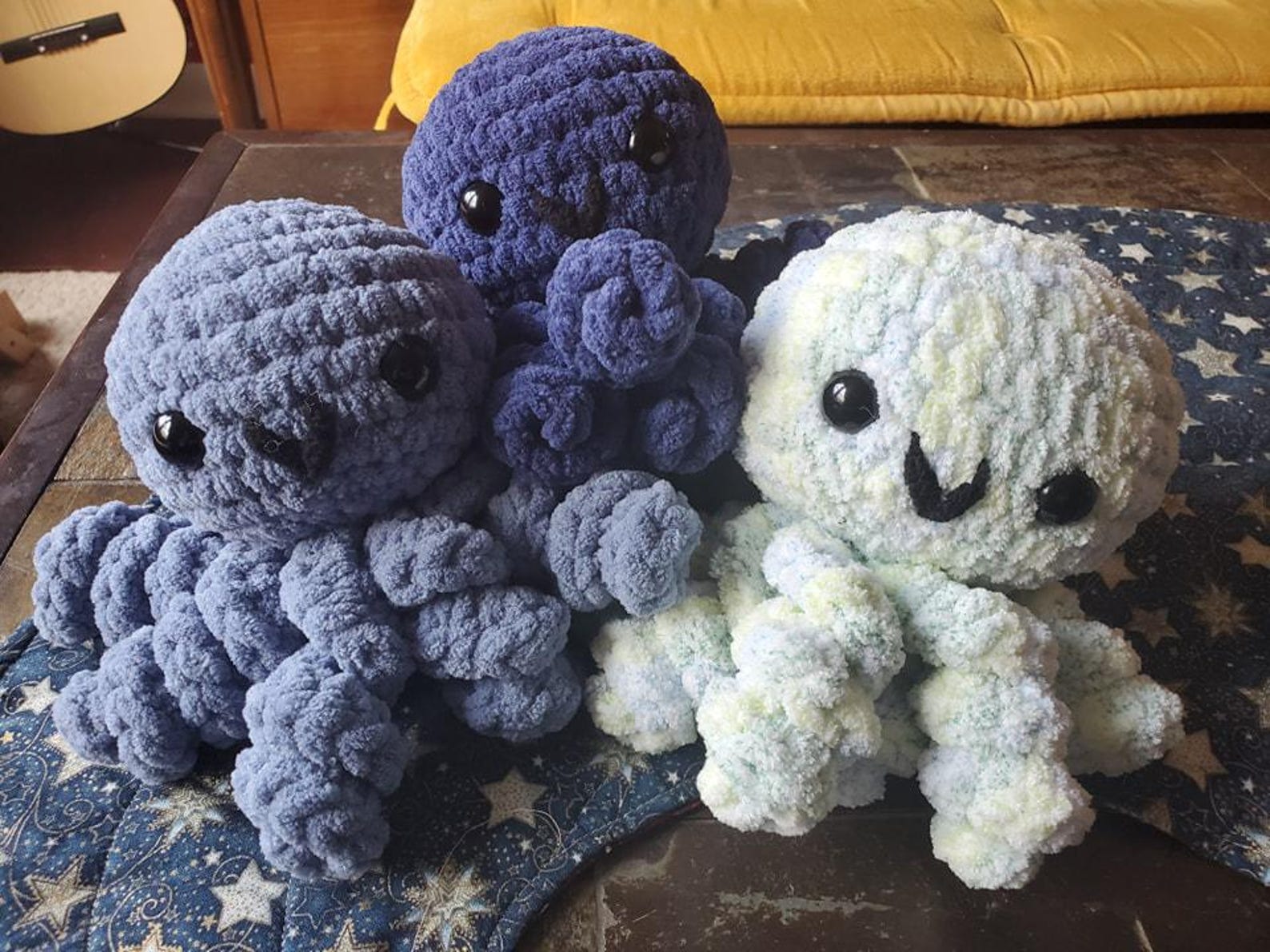 Snuggly Octopus Plushie - Handmade Crochet - Emotional Support Octopus ...