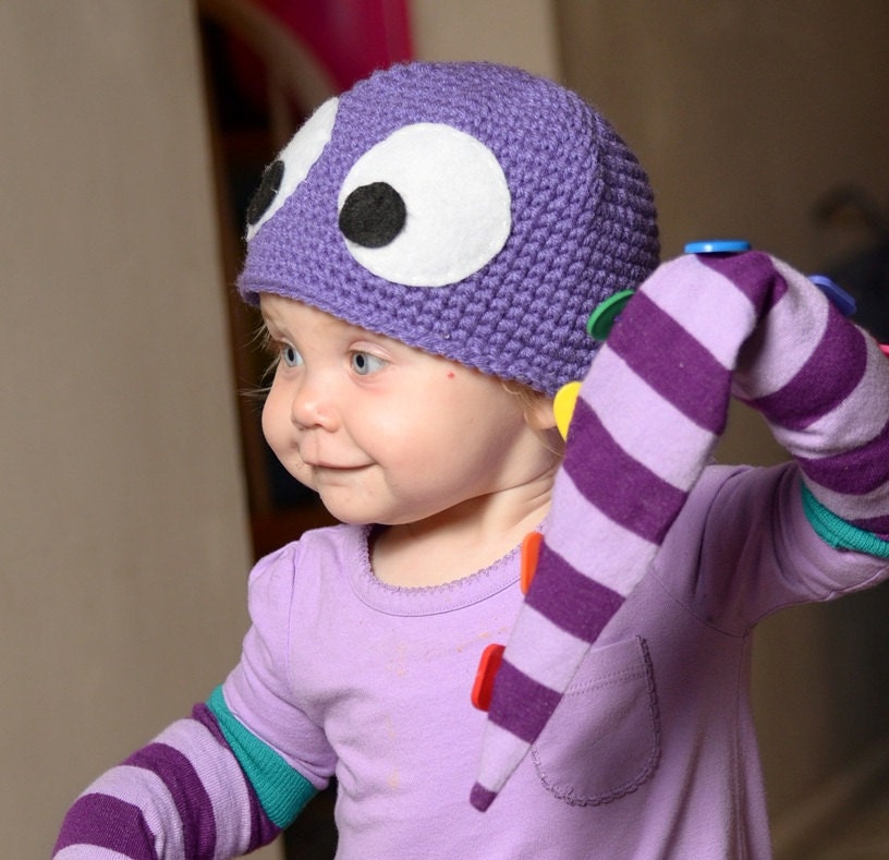 Crochet Googly-eyed Hat - Etsy