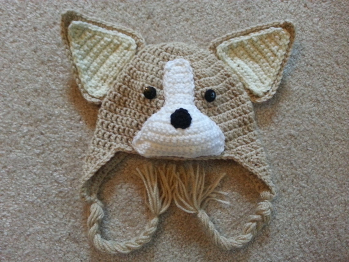 Crochet Corgi Hat - Etsy