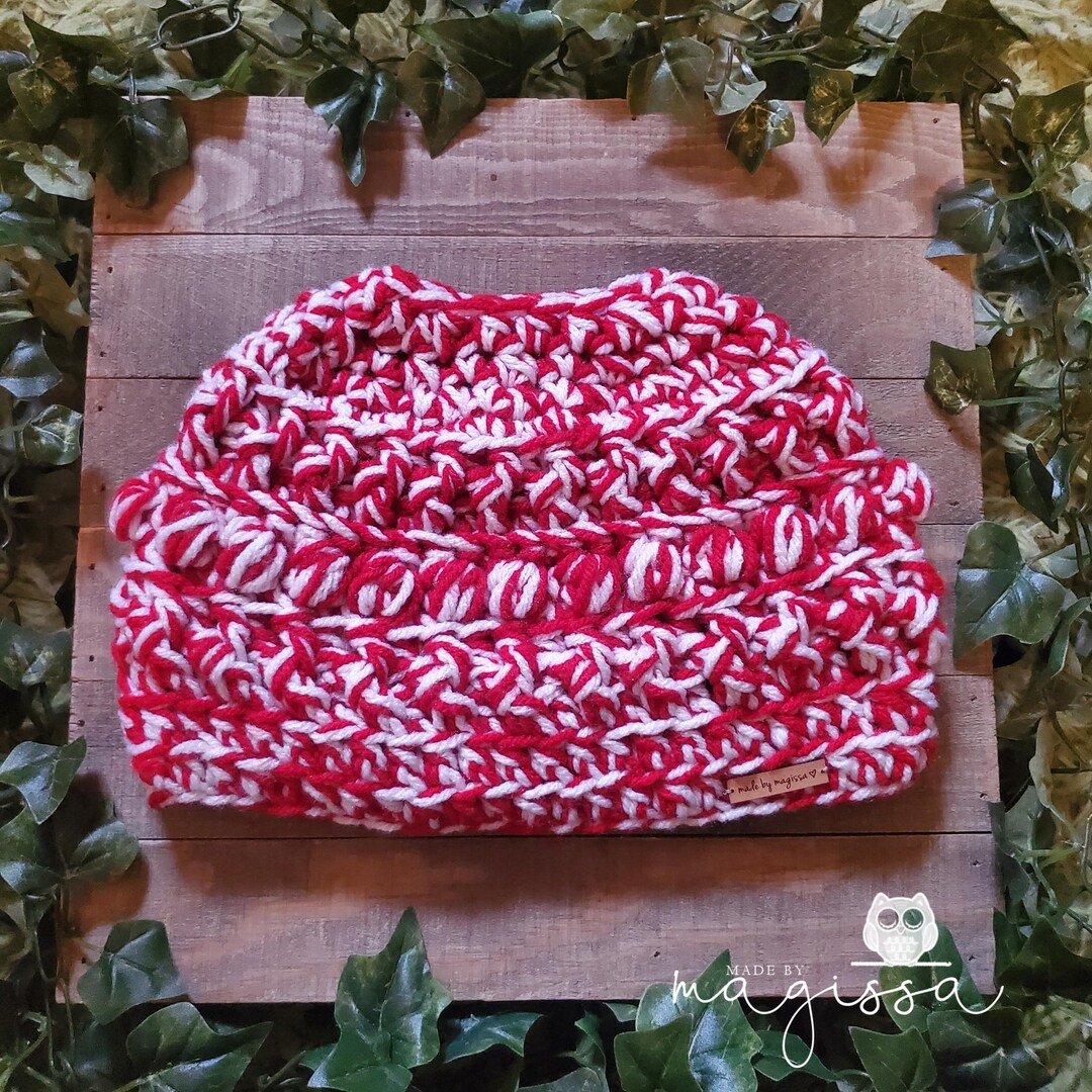 Cozy Winter Bun Hat - Handmade Crochet - Chunky Amara Beanie - Etsy