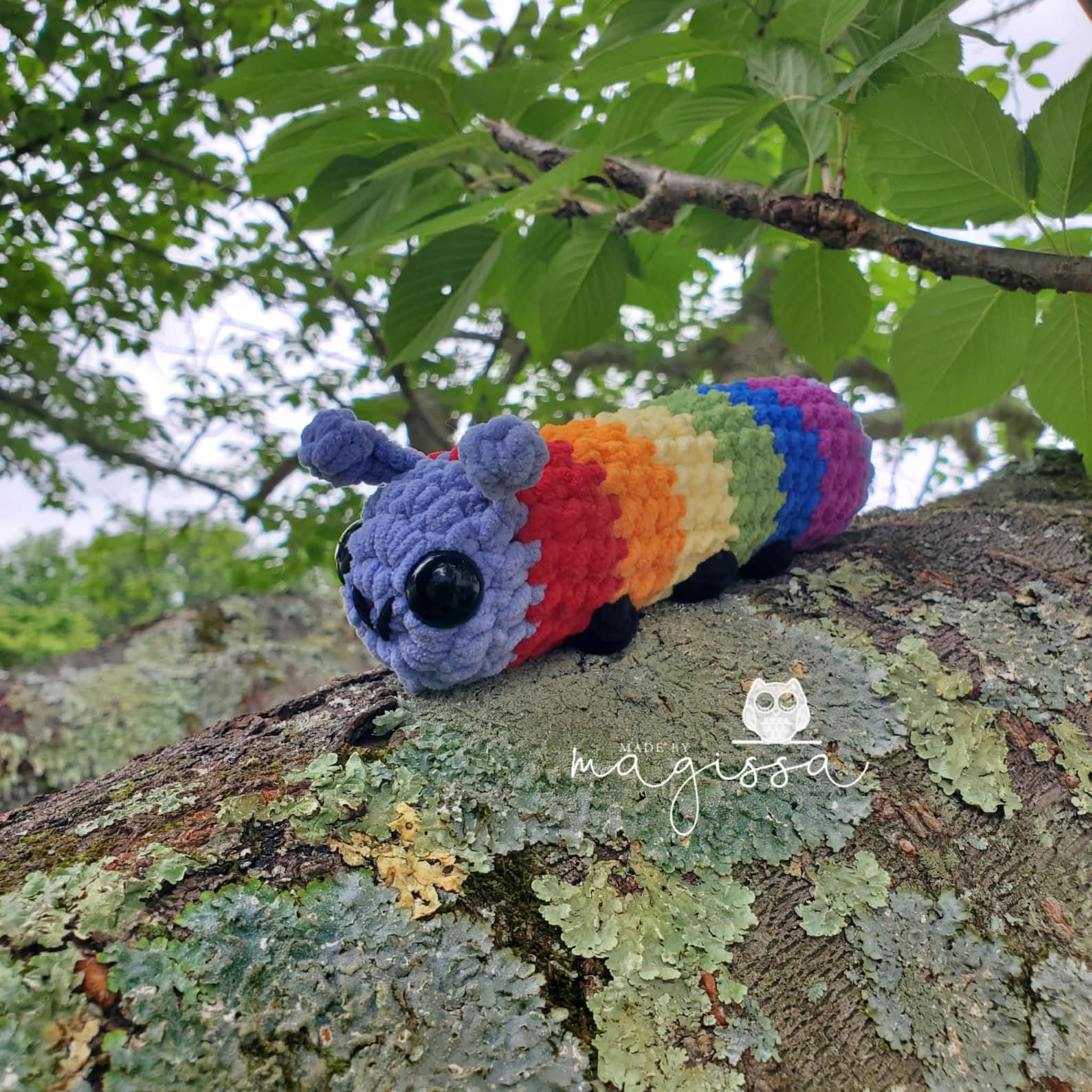Millie the Monarch Caterpillar & Chrysalis Pattern - Crochet Pattern ...