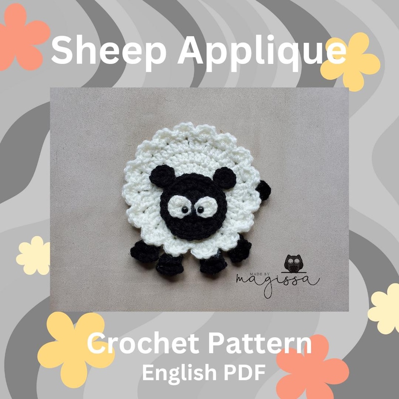 Sheep Applique - Etsy