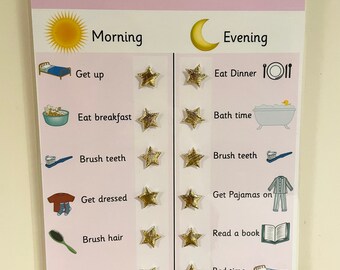 Autism routine board - Etsy Nederland