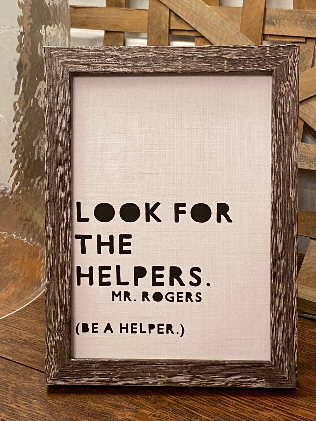 Look for the Helpers 5x7 Print | Mr Rogers - Etsy