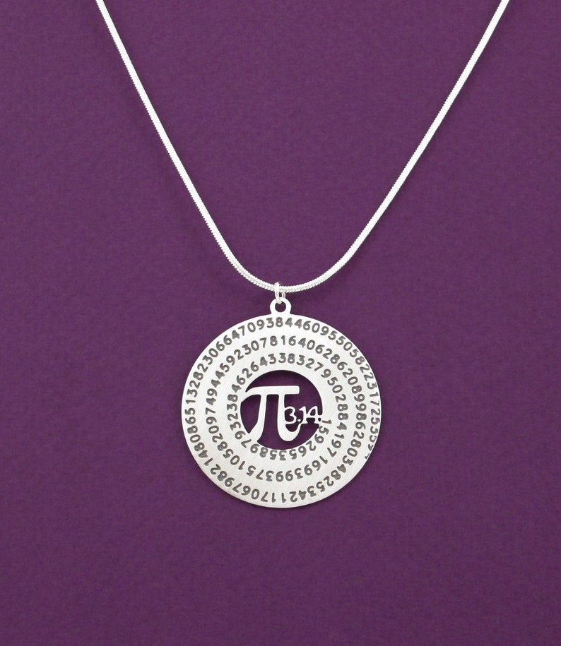 Pi Necklace Math Gift 3.14 Science Necklace - Etsy