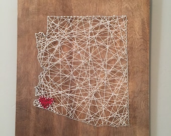 Made to Order Ohio String Art State Sign Wood Sign Wedding - Etsy