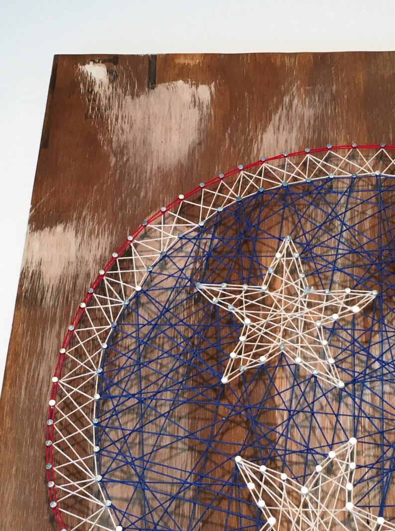 Tennessee Tri-star String Art - Etsy