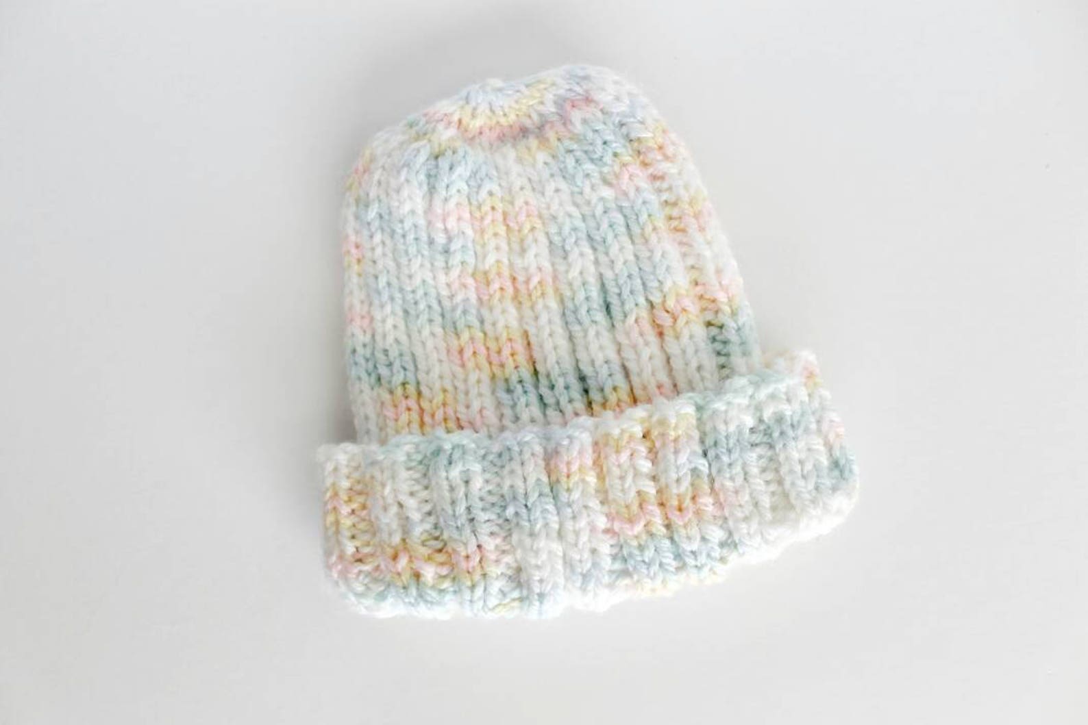 Angel Ian Hospital Hat, Knitted Newborn Baby Hat, Knit Baby Hat, Baby's ...