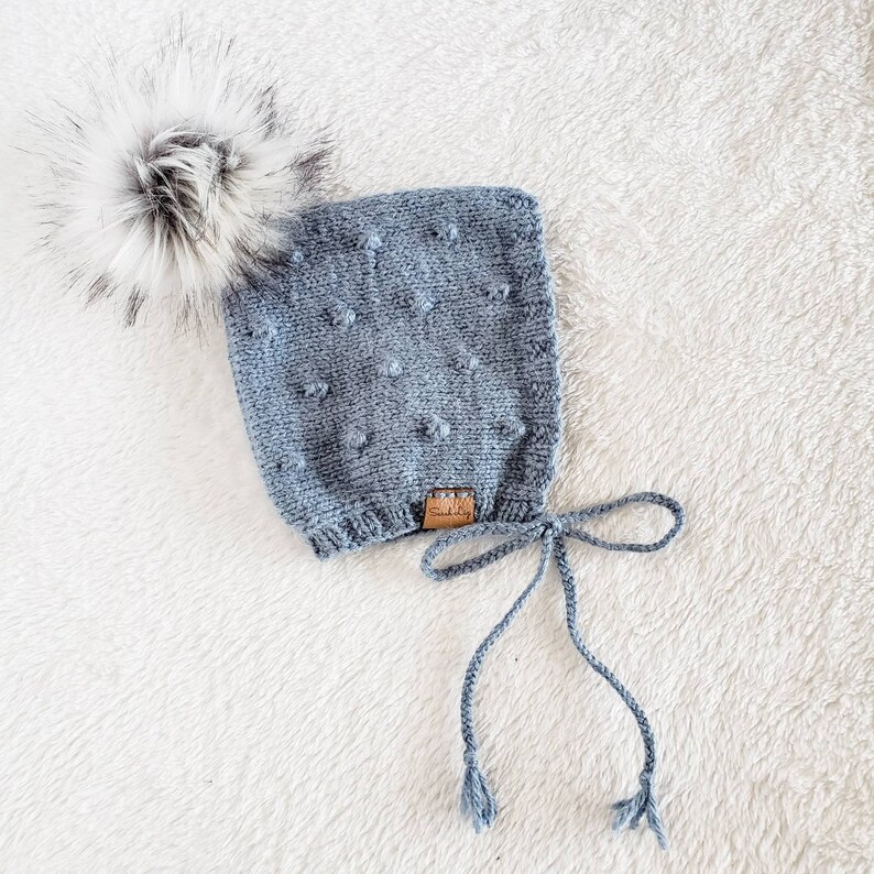 Knit Pixie Bonnet Kids Pixie Bonnet Baby Pixie Bonnet Furry | Etsy