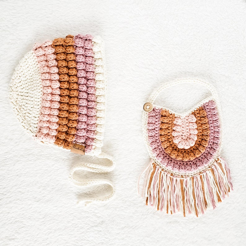 Rainbow Baby Bonnet Crochet Baby Bonnet Cotton Baby Bonnet - Etsy