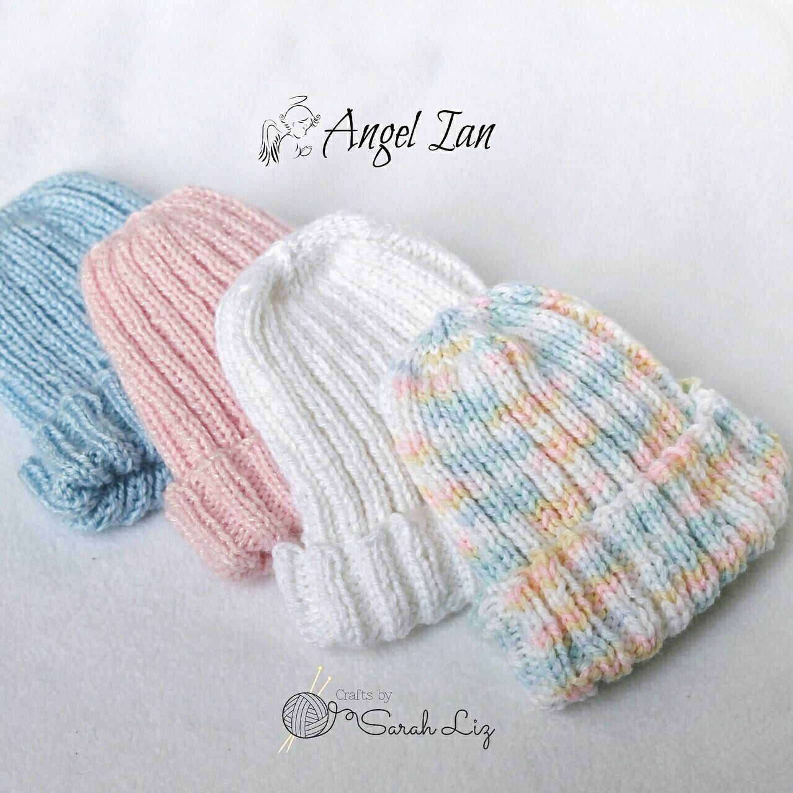 Angel Ian Hospital Hat Knitted Newborn Baby Hat Knit Baby - Etsy