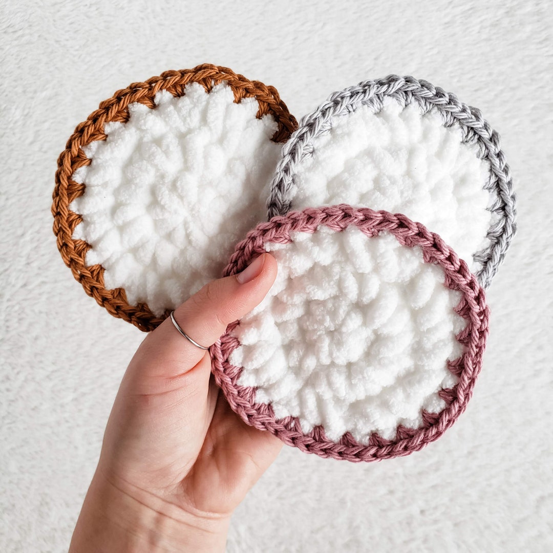 Set of Crochet Facial Rounds Crochet Face Scrubby Facial - Etsy