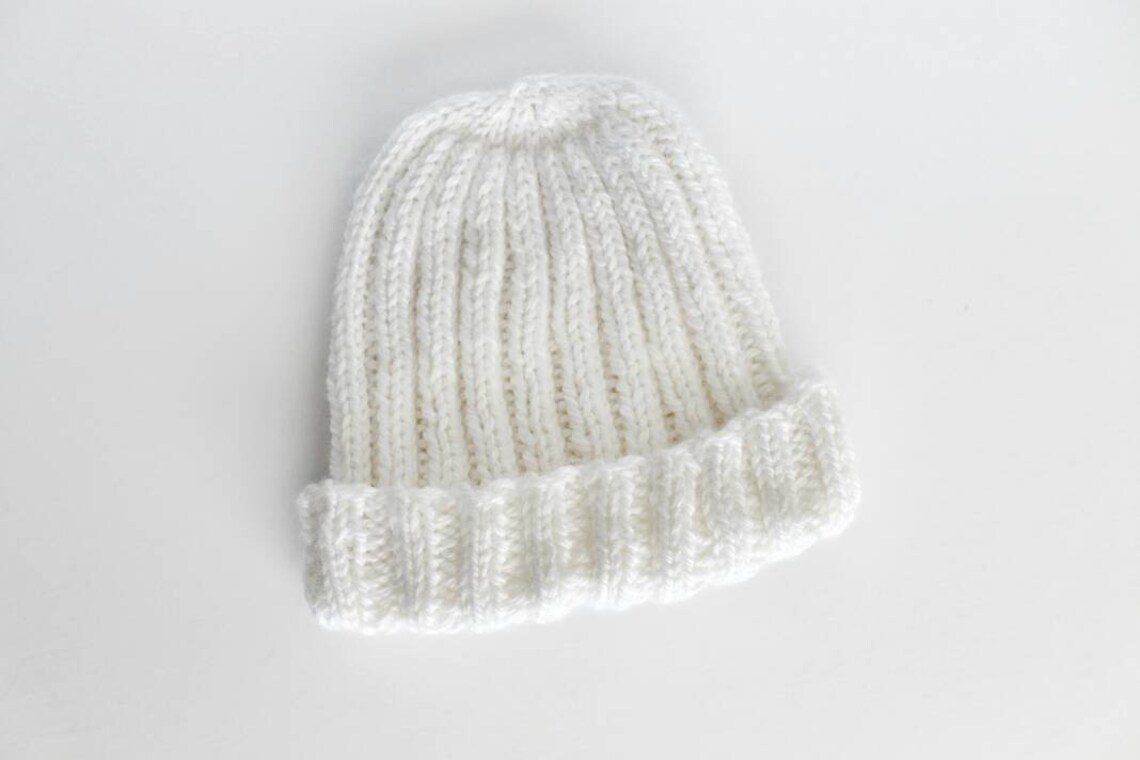 Angel Ian Hospital Hat, Knitted Newborn Baby Hat, Knit Baby Hat, Baby's ...
