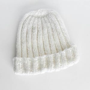 Angel Ian Hospital Hat, Knitted Newborn Baby Hat, Knit Baby Hat, Baby's ...