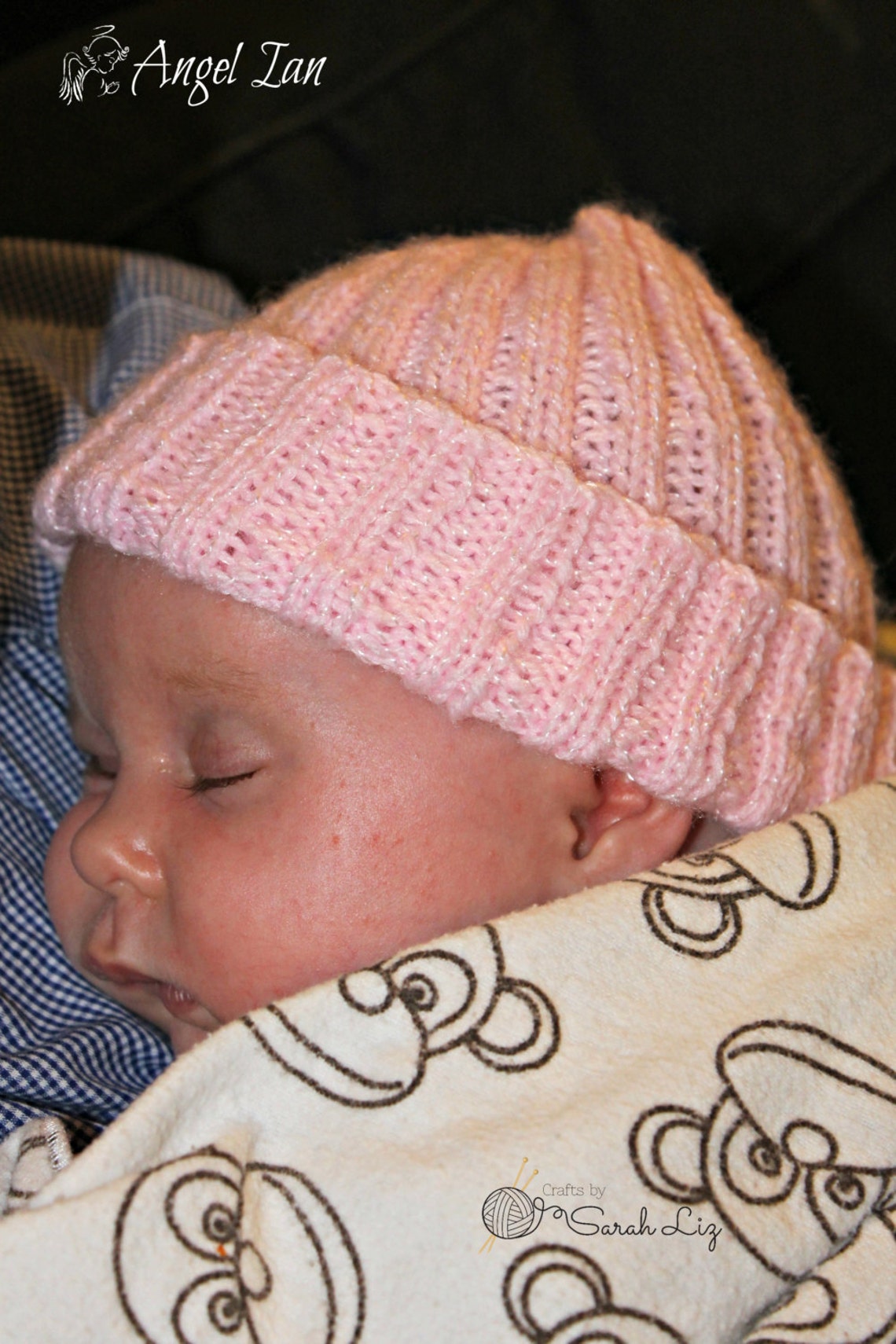 Angel Ian Hospital Hat Knitted Newborn Baby Hat Knit Baby - Etsy