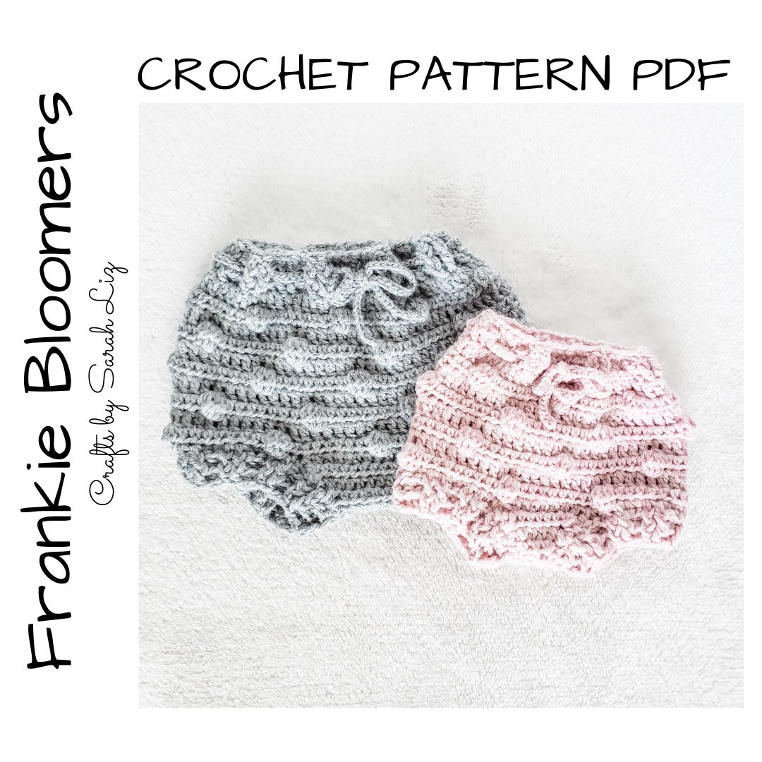 CROCHET PATTERN -frankie Bloomers, Crochet Bloomers Pattern, Crochet ...