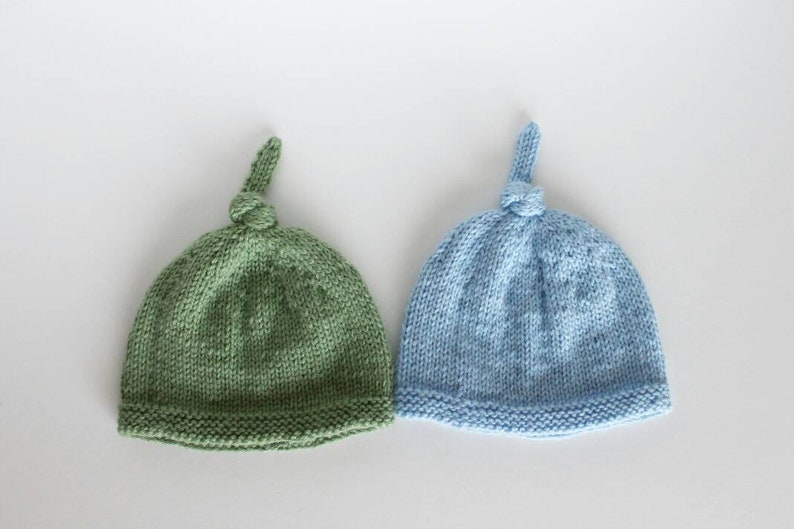 Angel Margaret Hospital Hat, Newborn Baby Hat, Knitted Baby Hat, Knot ...