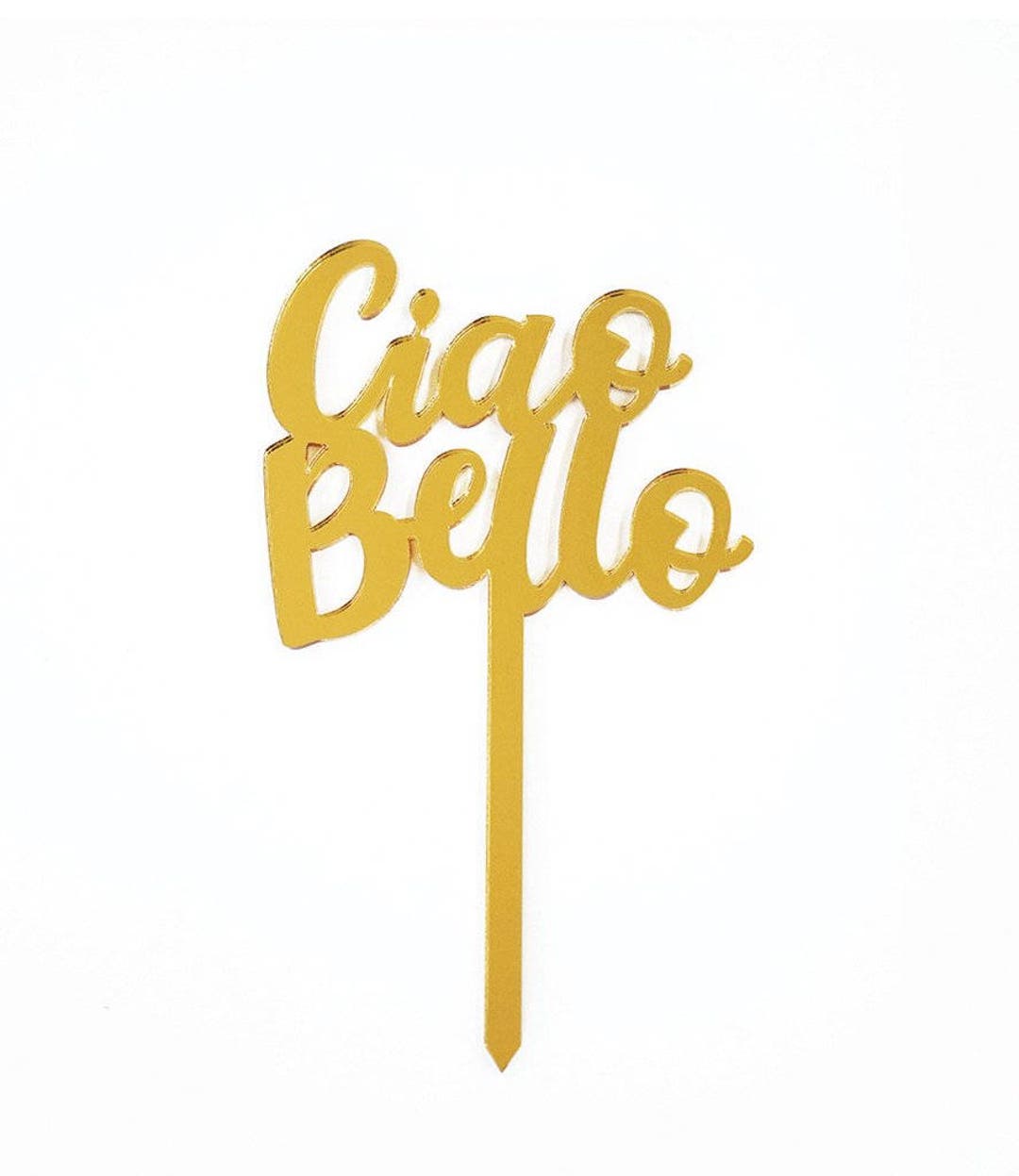 Ciao Bello Cake Topper - Etsy