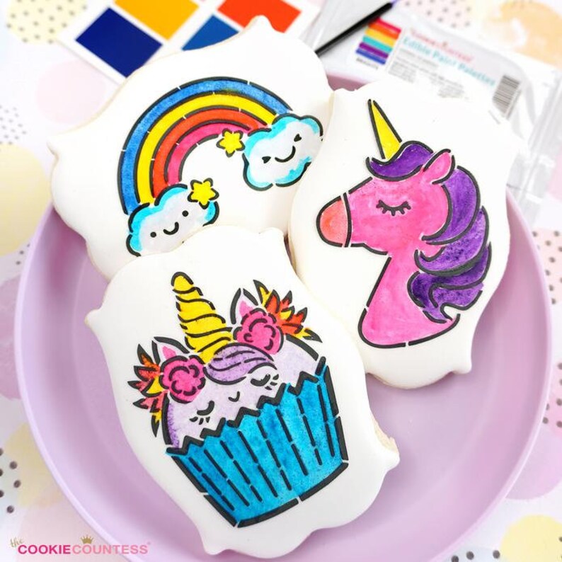 PYO Cookie Color Palette Bright Colors Cookie Kits - Etsy