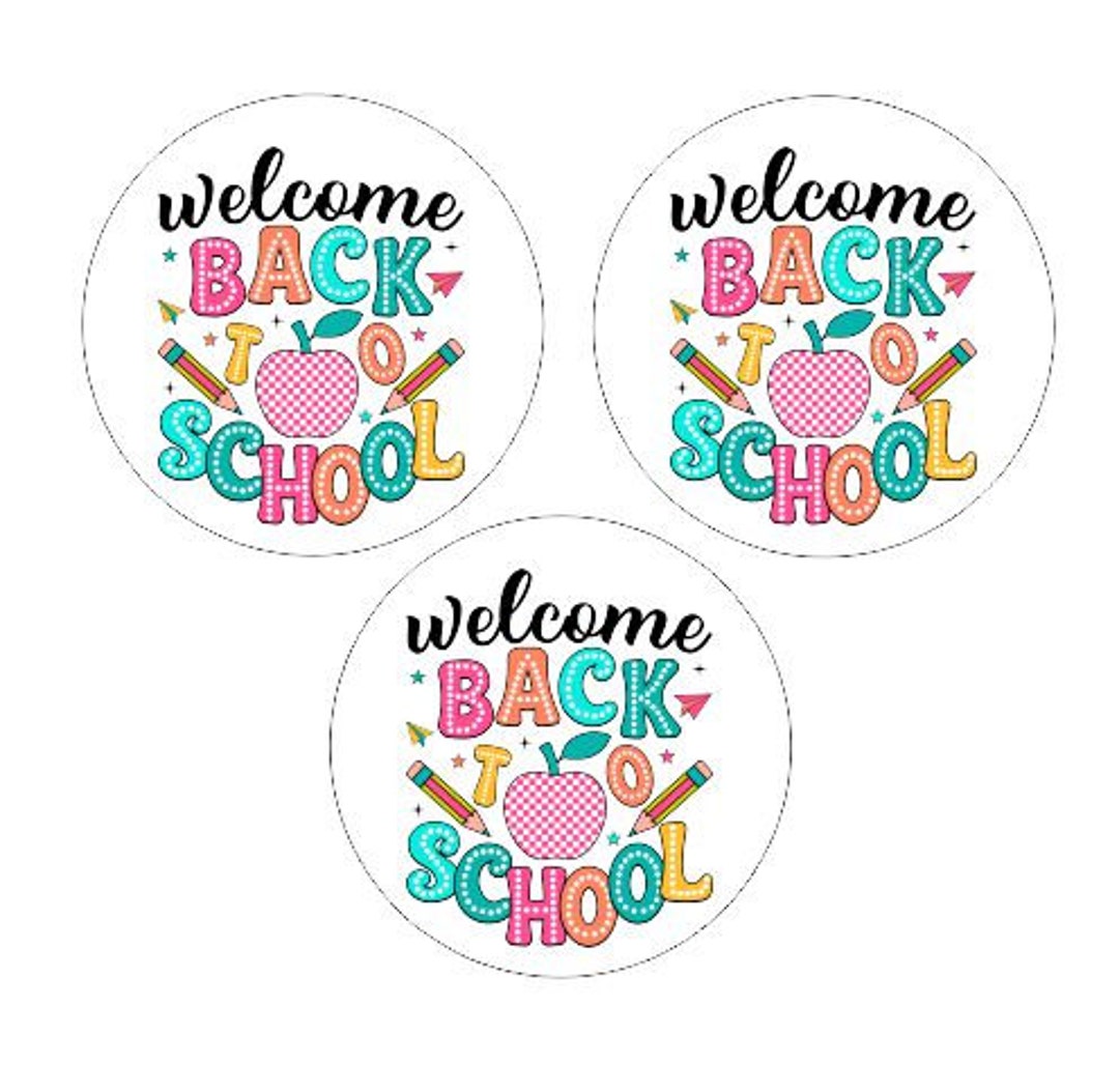 Welcome Back to School Edible Image Icing Sheets - Etsy