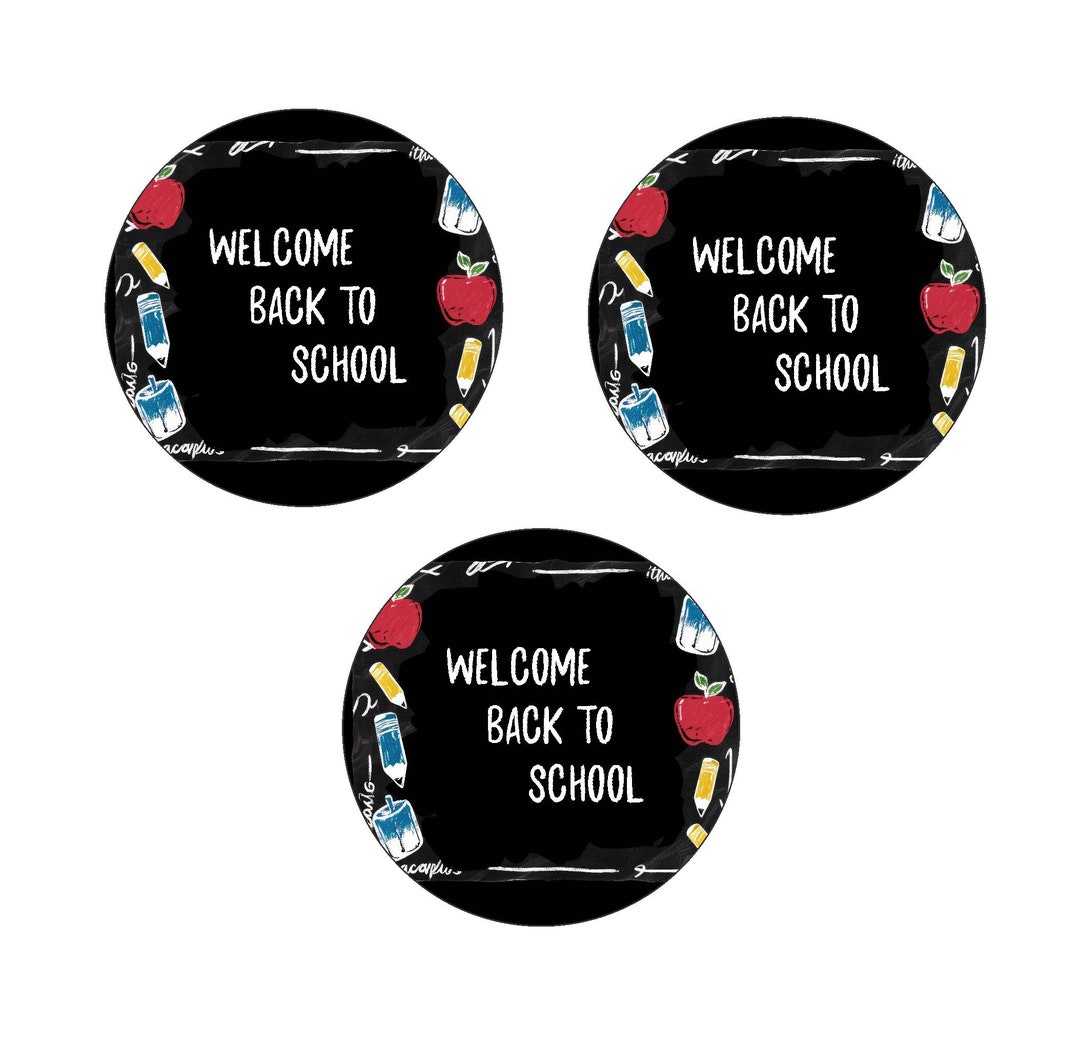 Welcome Back to School Edible Image Icing Sheets - Etsy