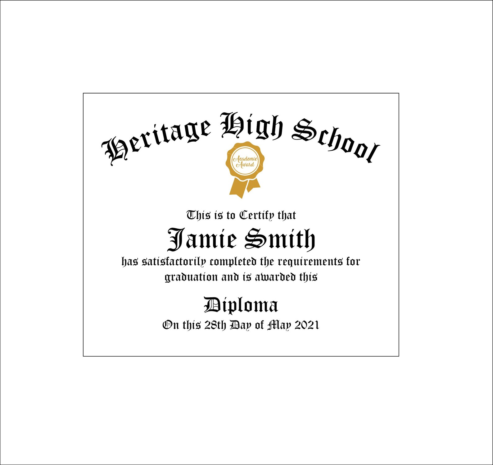 Diploma Edible Image Frosting Sheet Class of 2022 Cake - Etsy Ireland