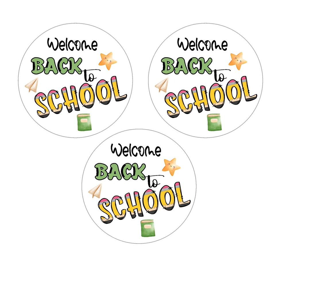 Welcome Back to School Edible Image Icing Sheets - Etsy