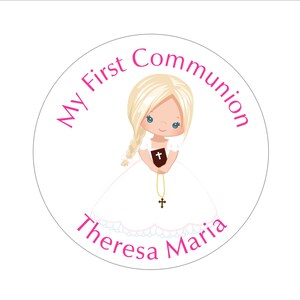 First Communion Edible Image for Treats, Cookies, Cakes and Cupcakes - Etsy