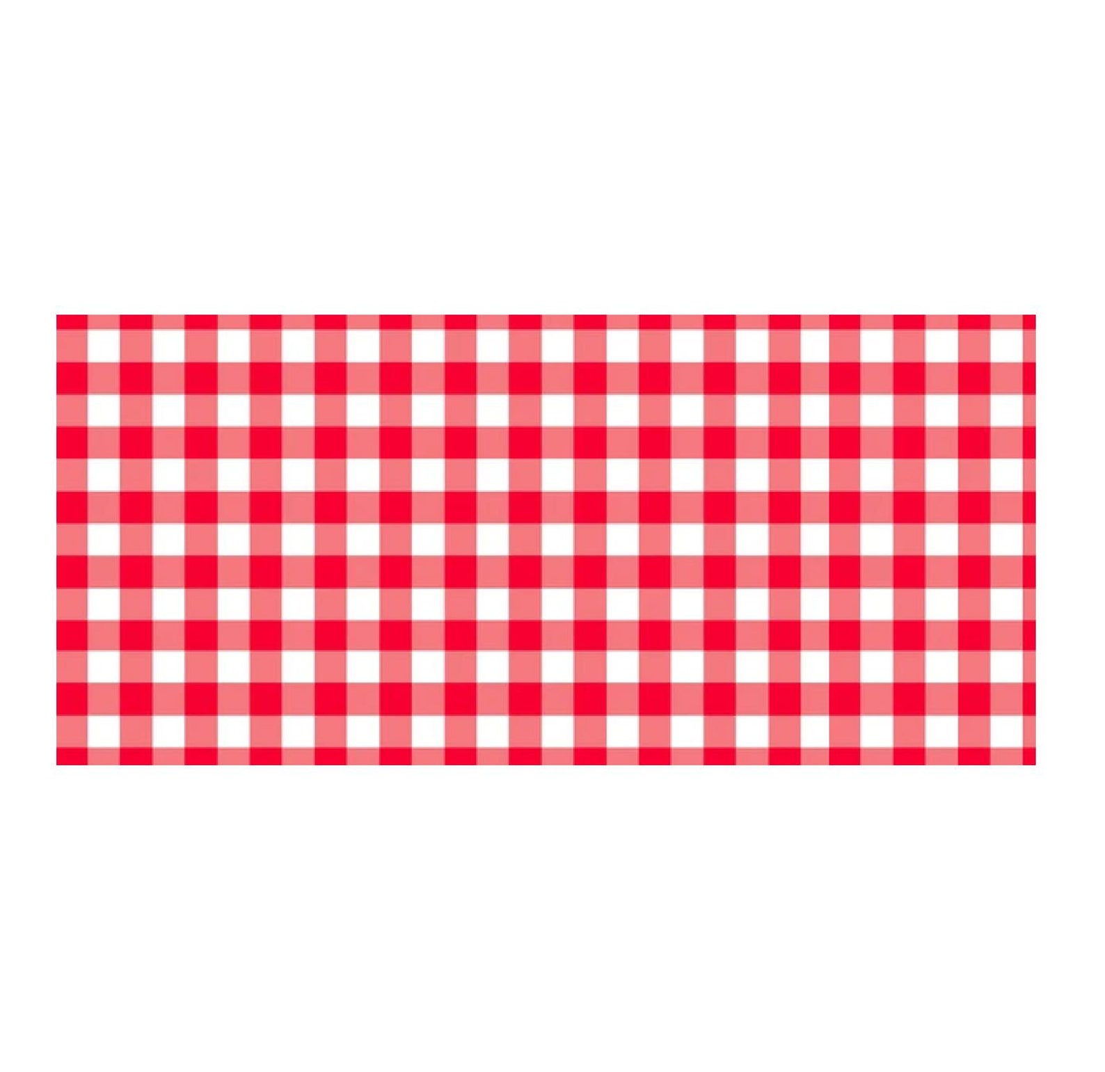 Red & White Gingham Edible Image Cake Strips Pre-cut - Birthday Toppers ...