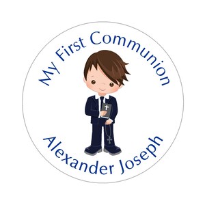 First Communion Edible Image Boy for S, Cookies, Cakes and Cupcakes - Etsy