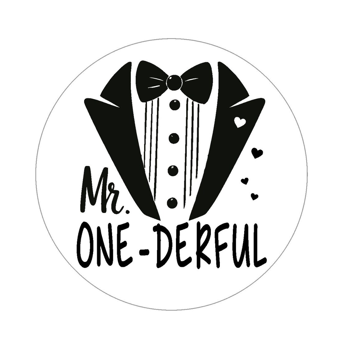 Mr. One-derful Birthday Edible Image Frosting Sheet - 1st Birthday ...