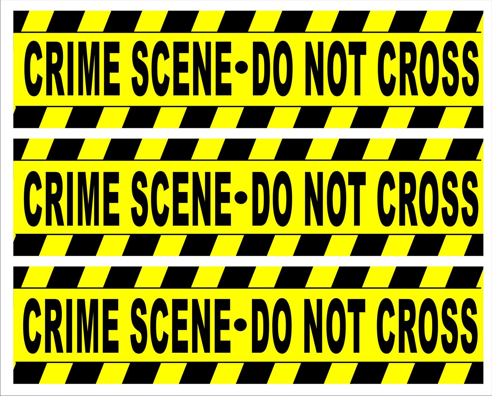Crime Scene Tape Edible Image Cake Strip - Etsy