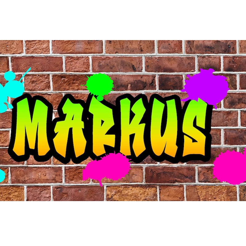 Graffiti Party Decorations - Etsy