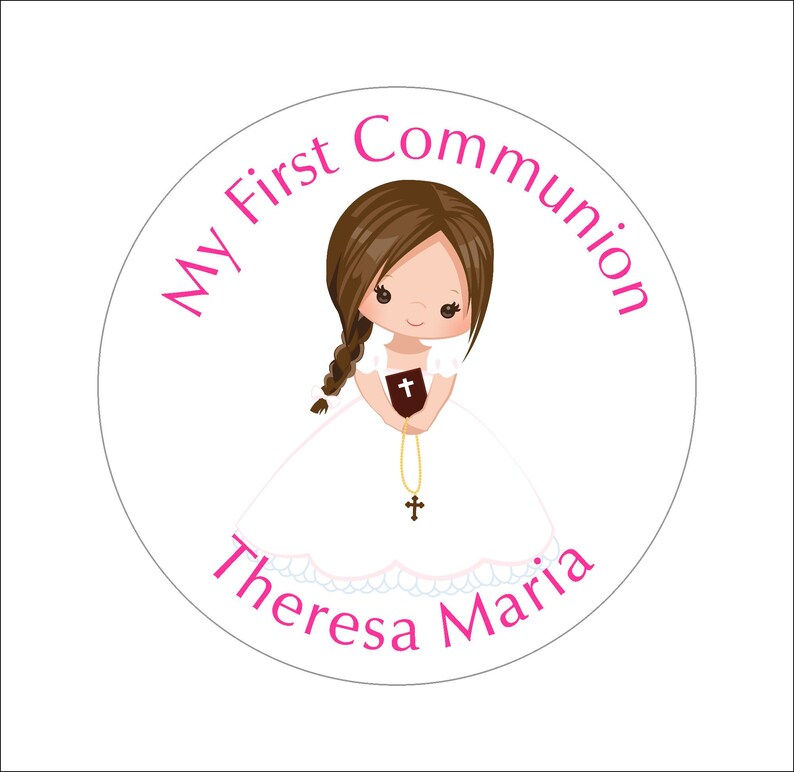 First Communion Edible Image for Treats, Cookies, Cakes and Cupcakes - Etsy