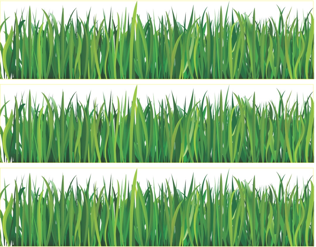 Grass Border Edible Image Frosting Sheet, Grass Frosting Strips, Grass ...